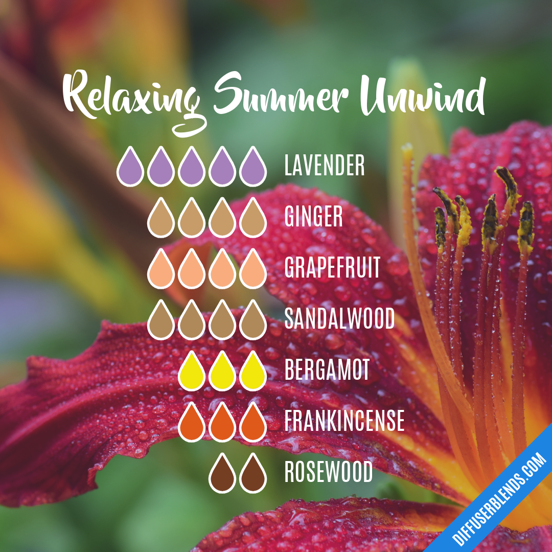 Relaxing Summer Unwind | DiffuserBlends.com