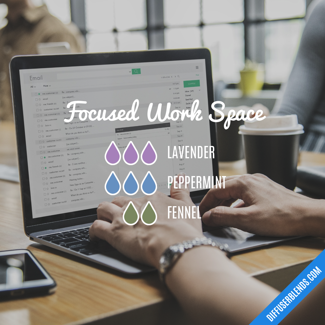 Focused Work Space | DiffuserBlends.com