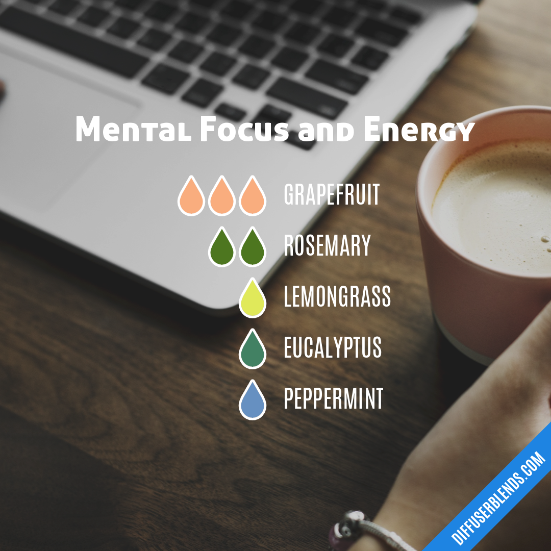 Mental Focus and Energy | DiffuserBlends.com
