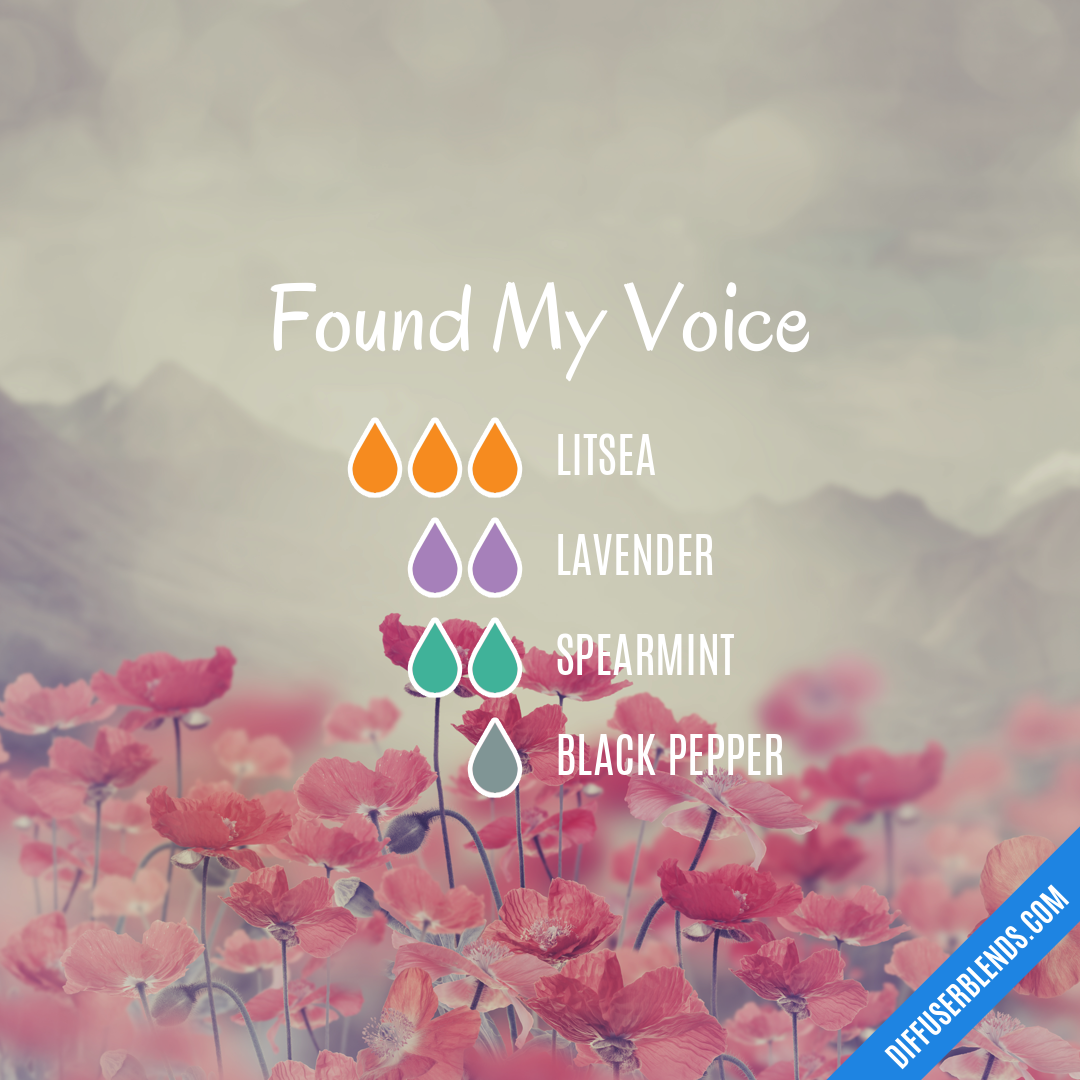 Found My Voice | DiffuserBlends.com