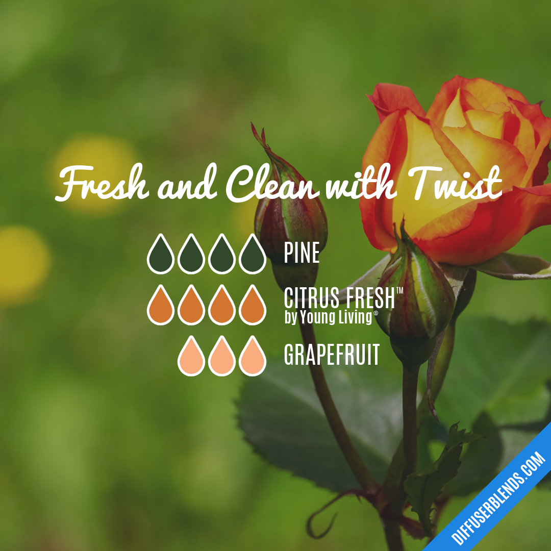 Fresh and Clean with Twist | DiffuserBlends.com