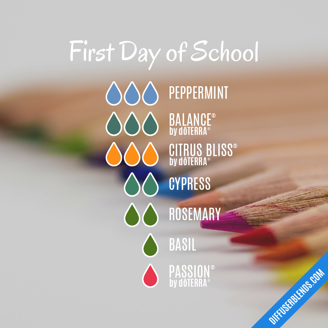 First Day of School | DiffuserBlends.com