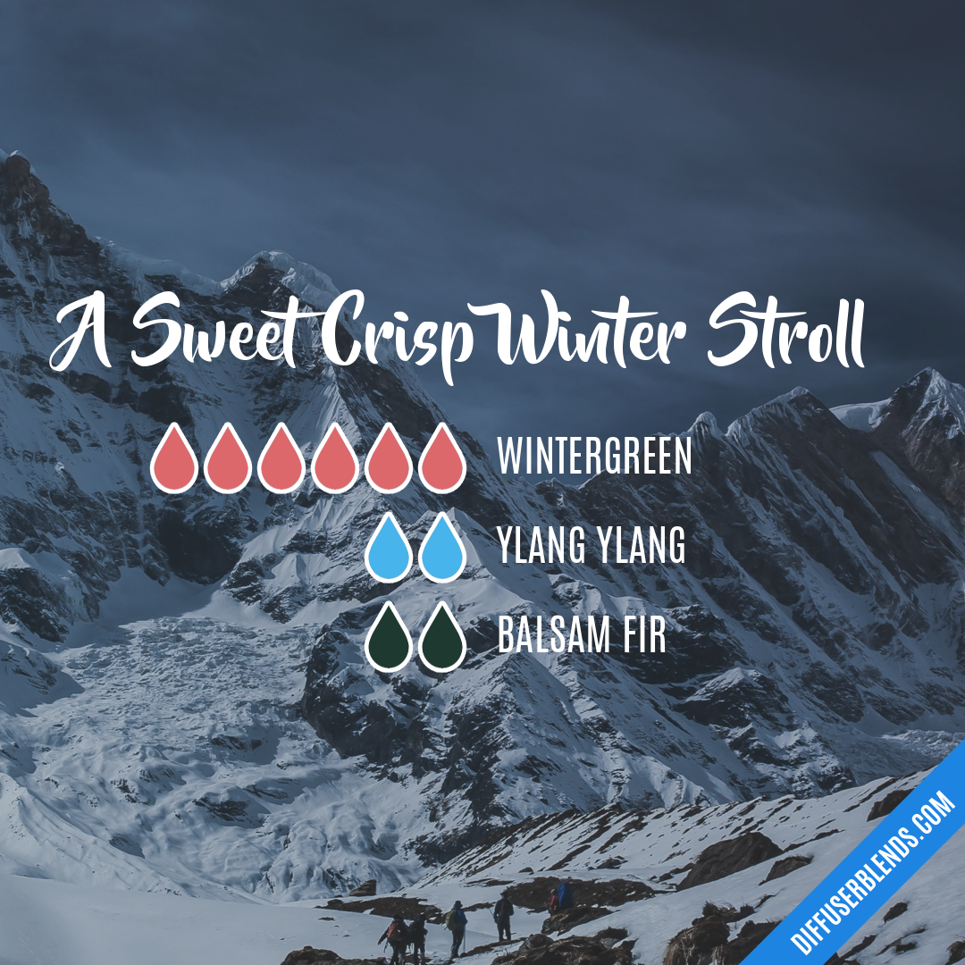 A Sweet Crisp Winter Stroll | DiffuserBlends.com
