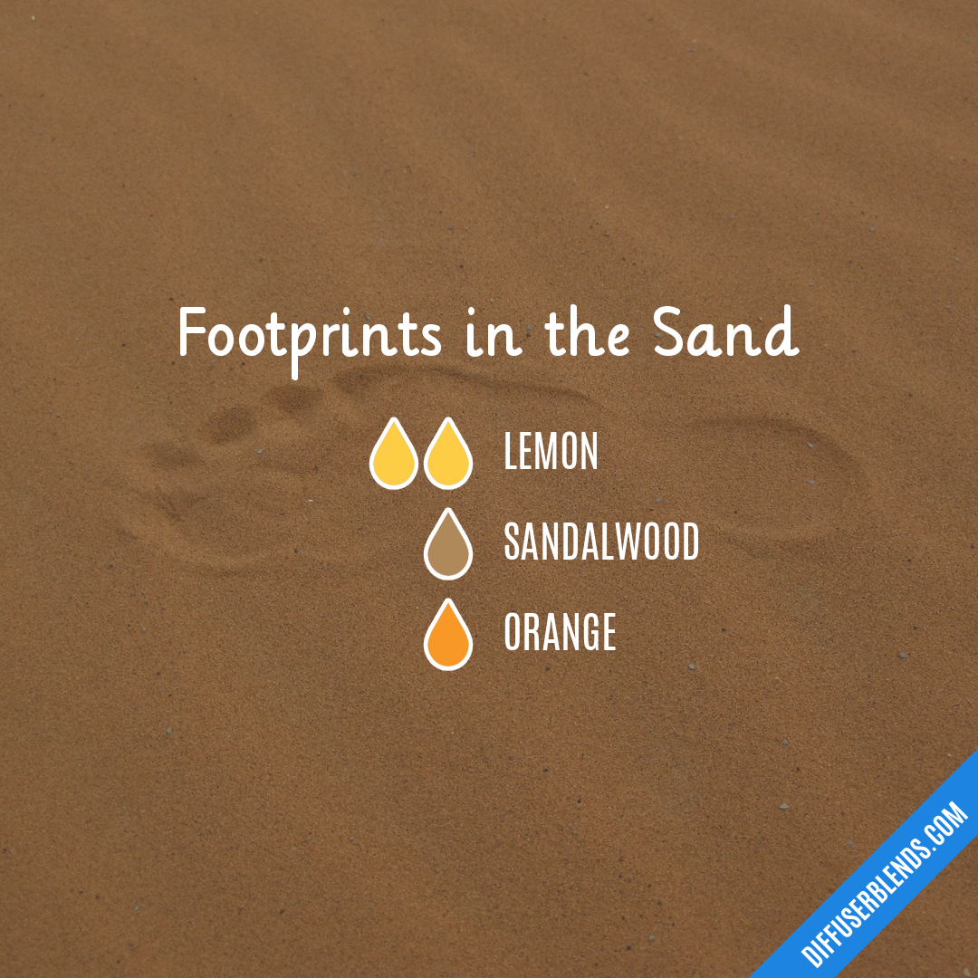 Footprints in the Sand | DiffuserBlends.com