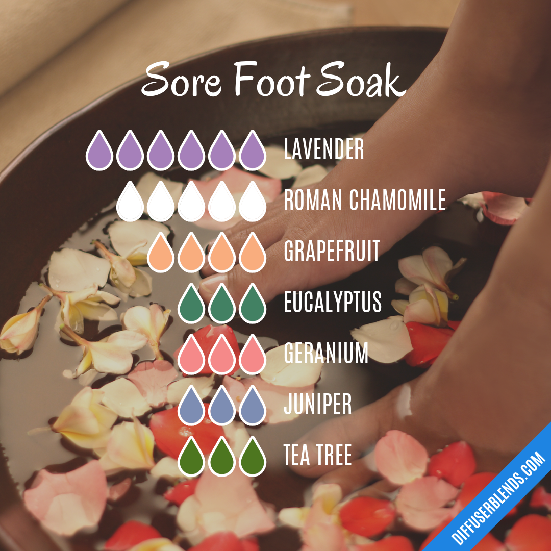 Sore Foot Soak | DiffuserBlends.com