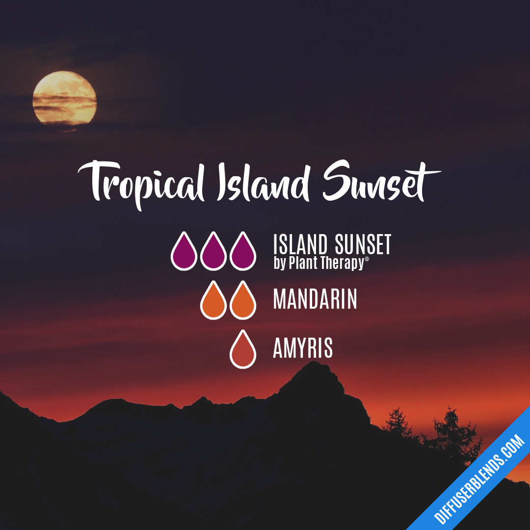 Tropical Island Sunset | DiffuserBlends.com