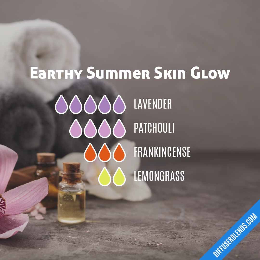 Earthy Summer Skin Glow | DiffuserBlends.com