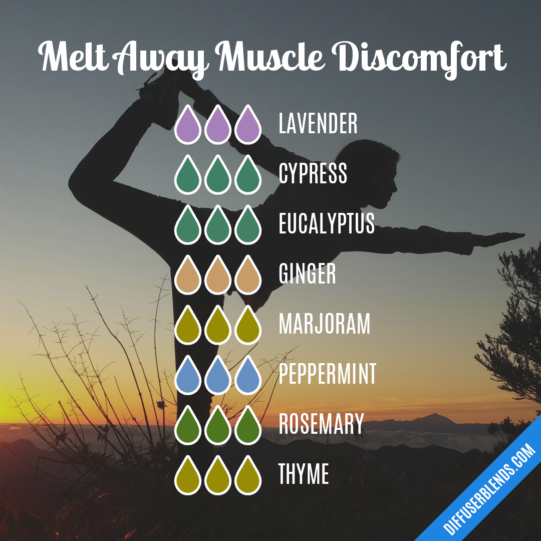 Melt Away Muscle Discomfort | DiffuserBlends.com