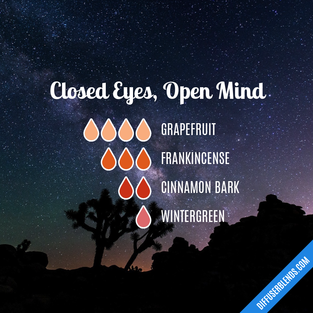 Closed Eyes, Open Mind | DiffuserBlends.com