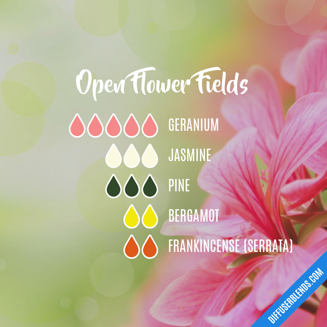 Open Flower Fields | DiffuserBlends.com