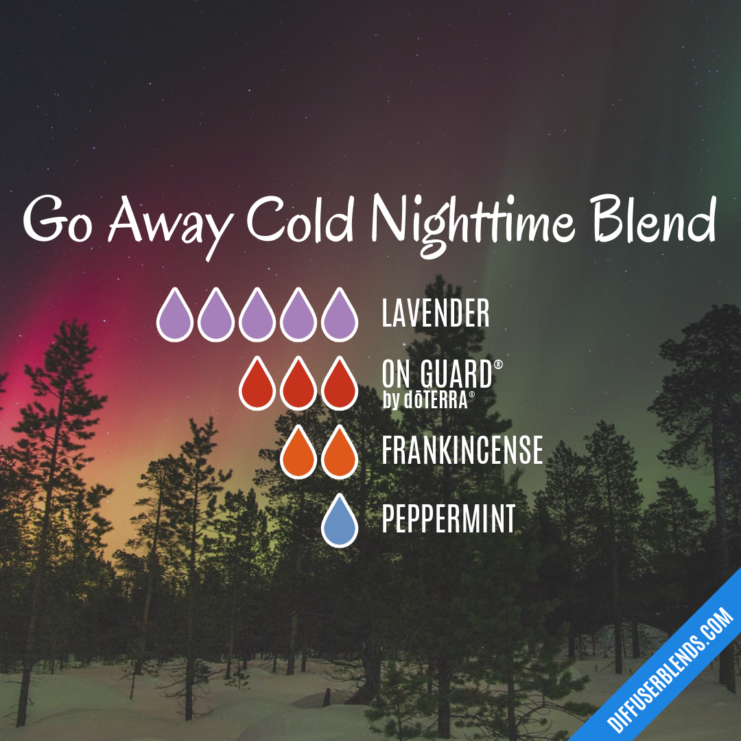 Go Away Cold Nighttime Blend | DiffuserBlends.com