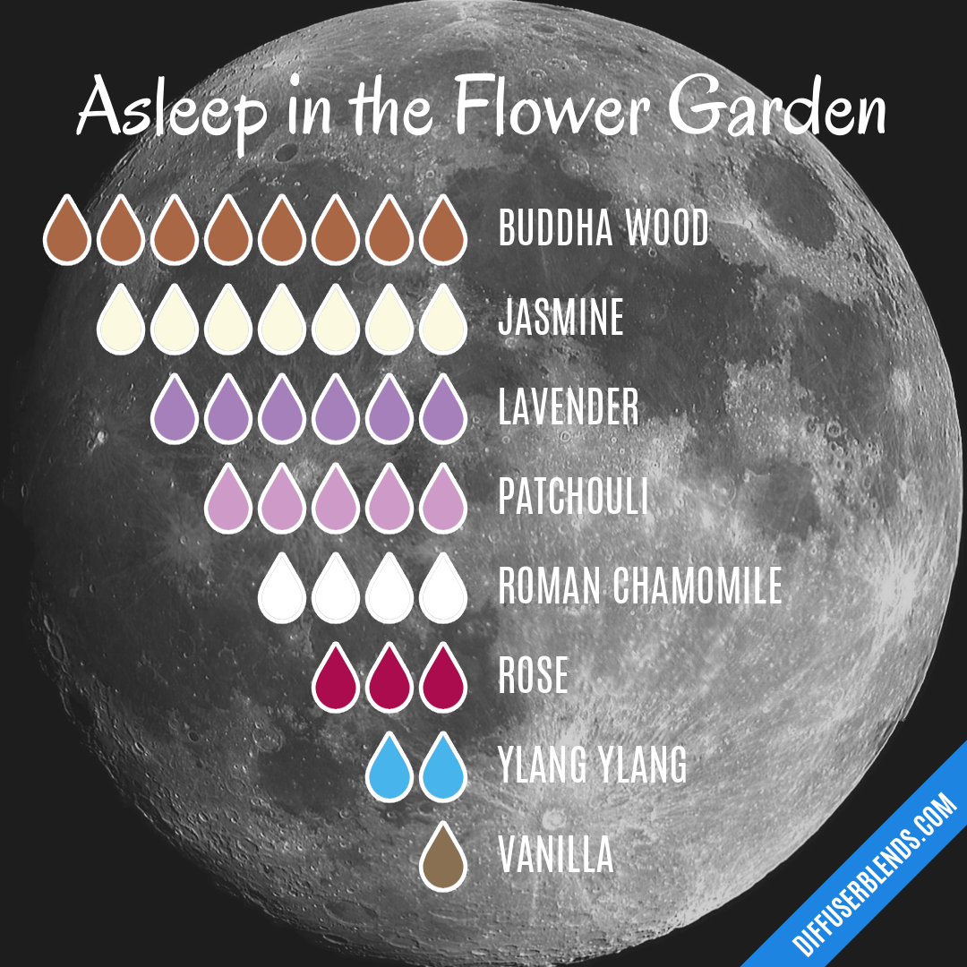 Asleep in the Flower Garden | DiffuserBlends.com