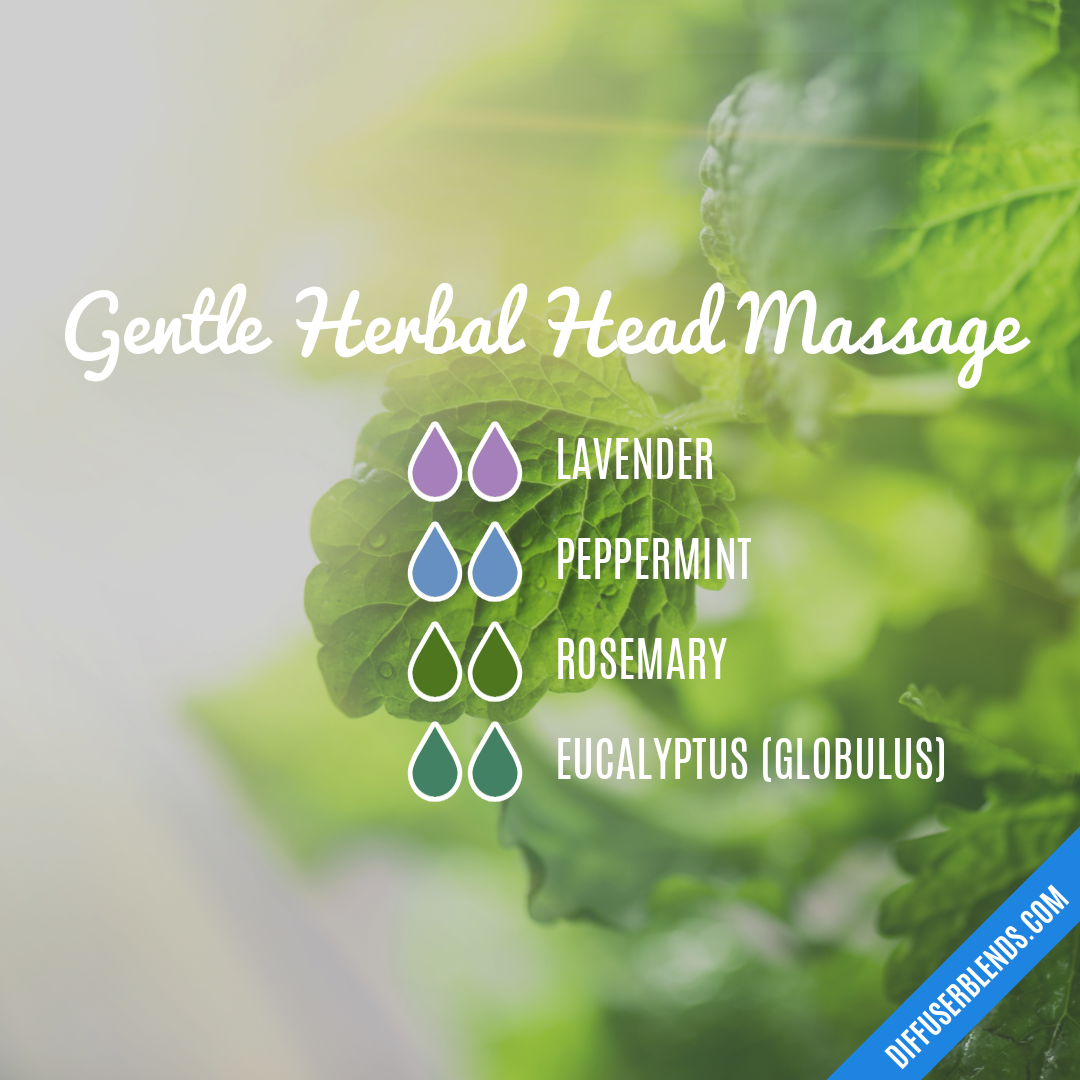 Gentle Herbal Head Massage | DiffuserBlends.com
