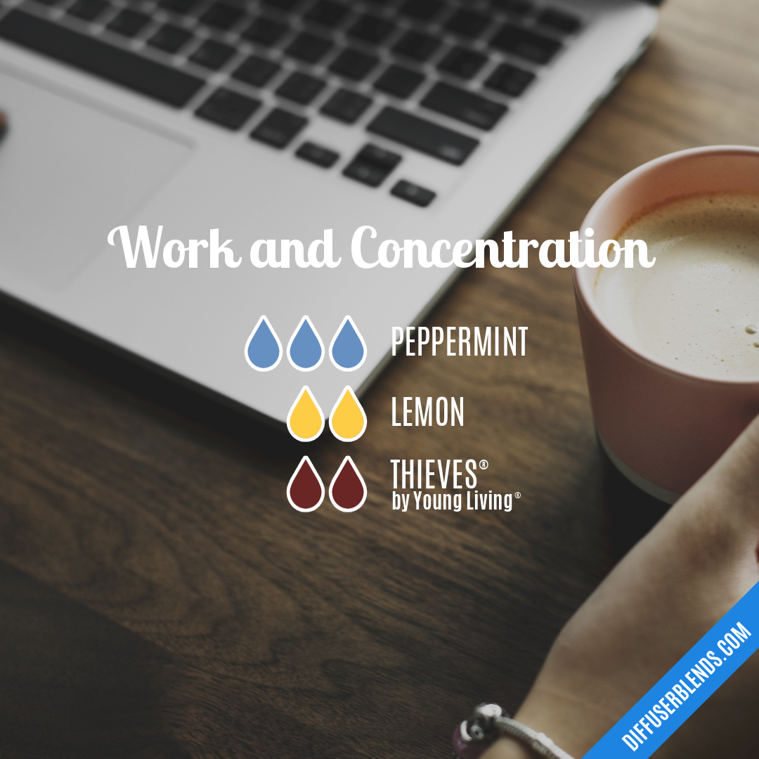 Work and Concentration | DiffuserBlends.com