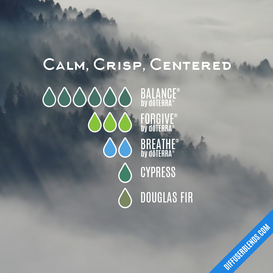 Calm, Crisp, Centered | DiffuserBlends.com