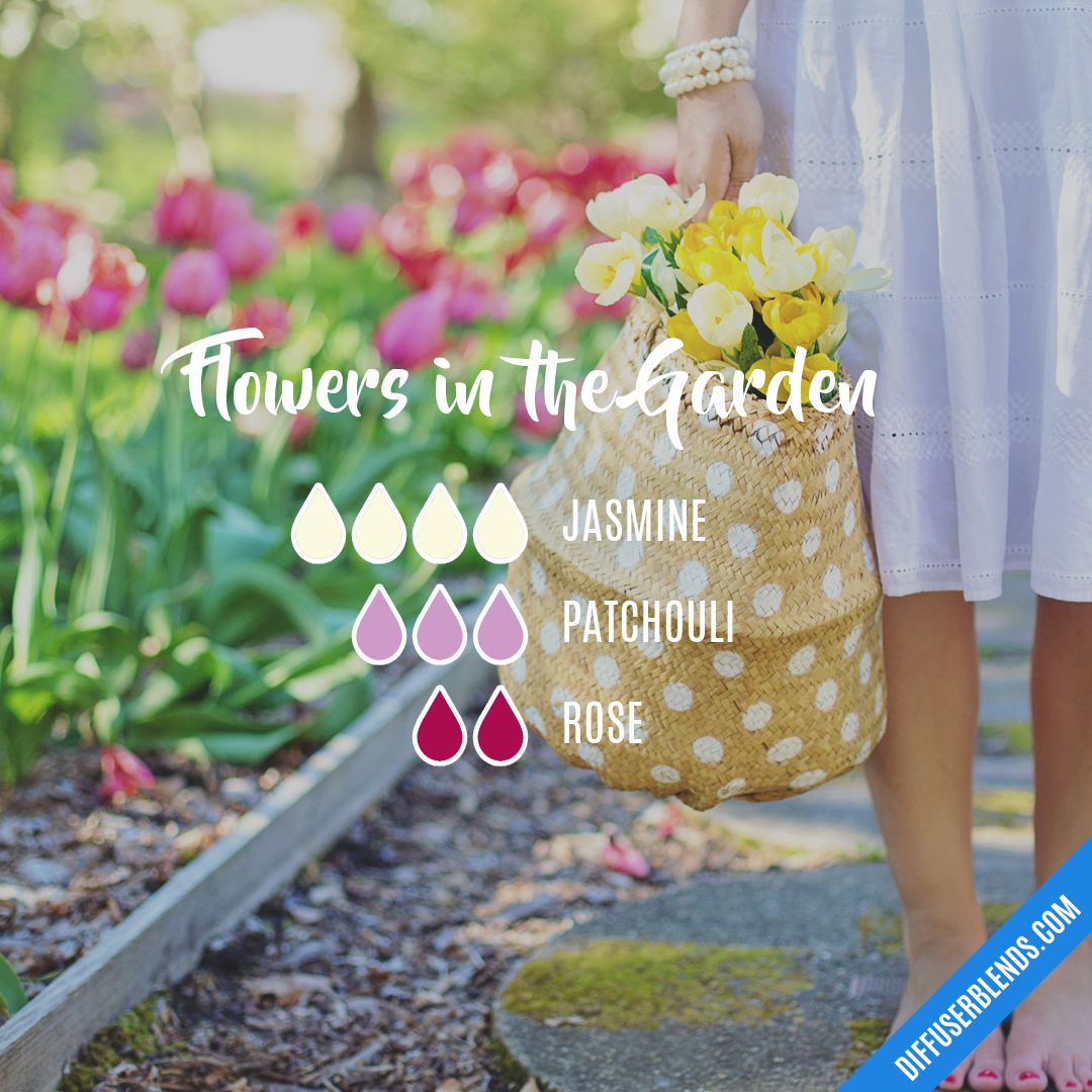 Flowers in the Garden | DiffuserBlends.com
