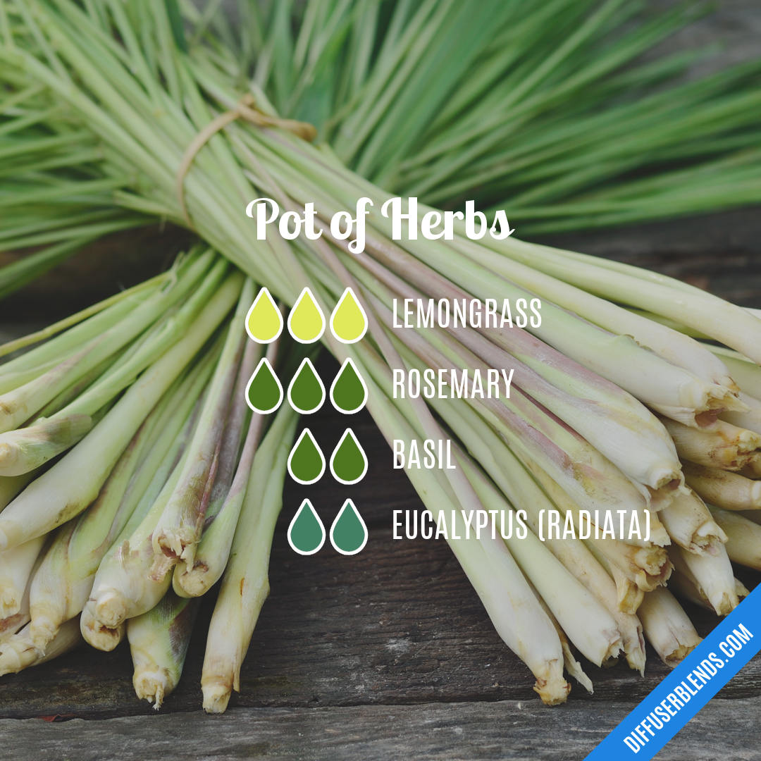 Pot of Herbs | DiffuserBlends.com