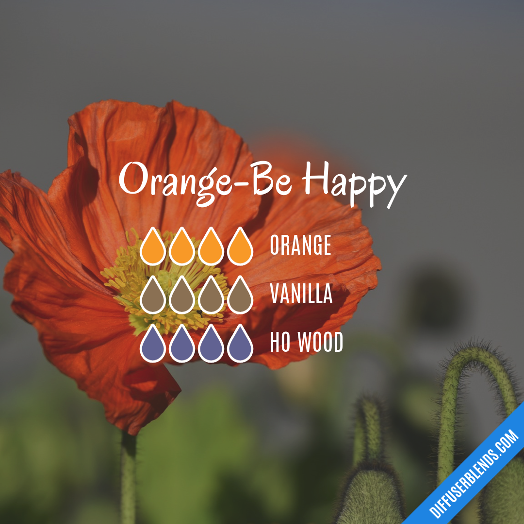 Orange-Be Happy | DiffuserBlends.com