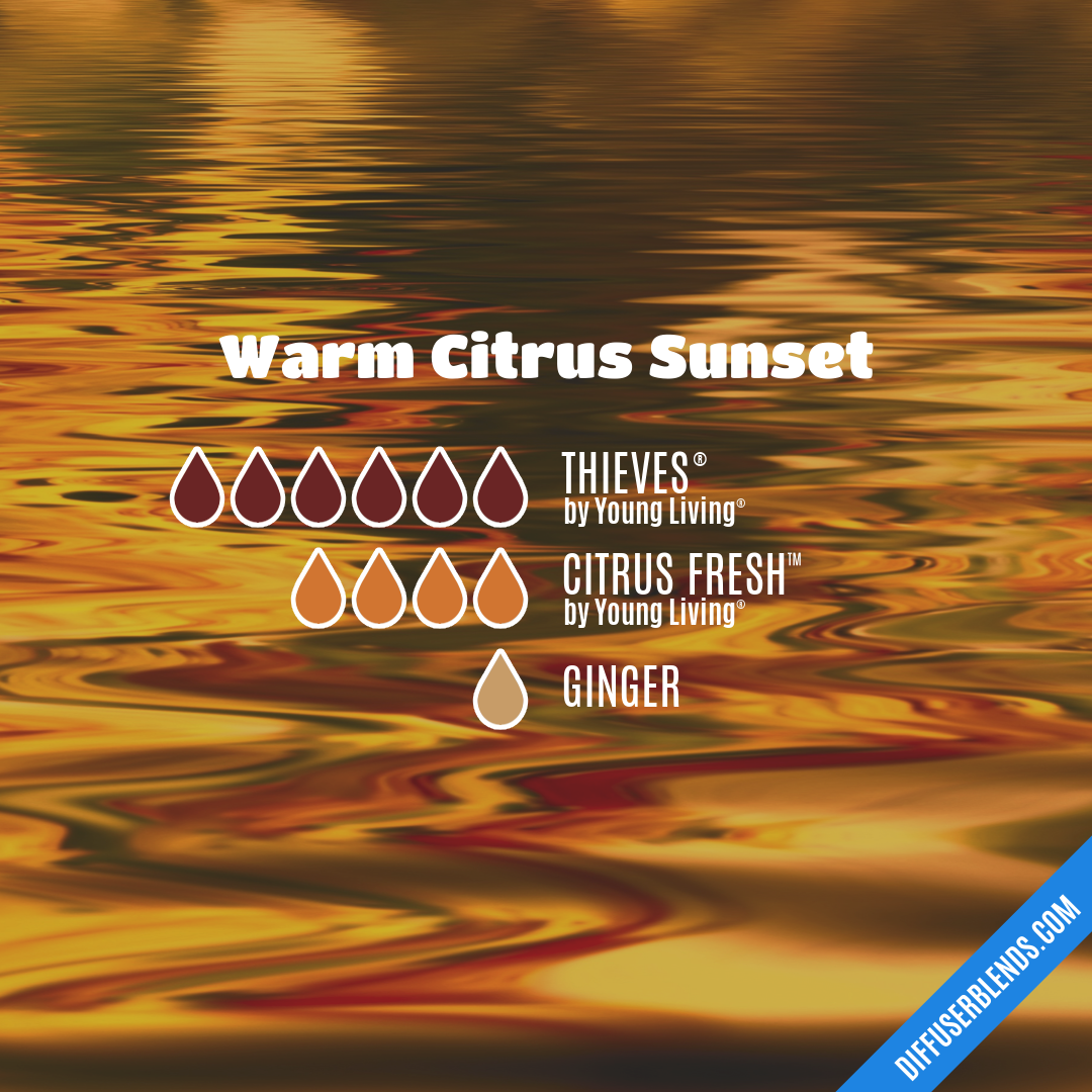 Warm Citrus Sunset | DiffuserBlends.com