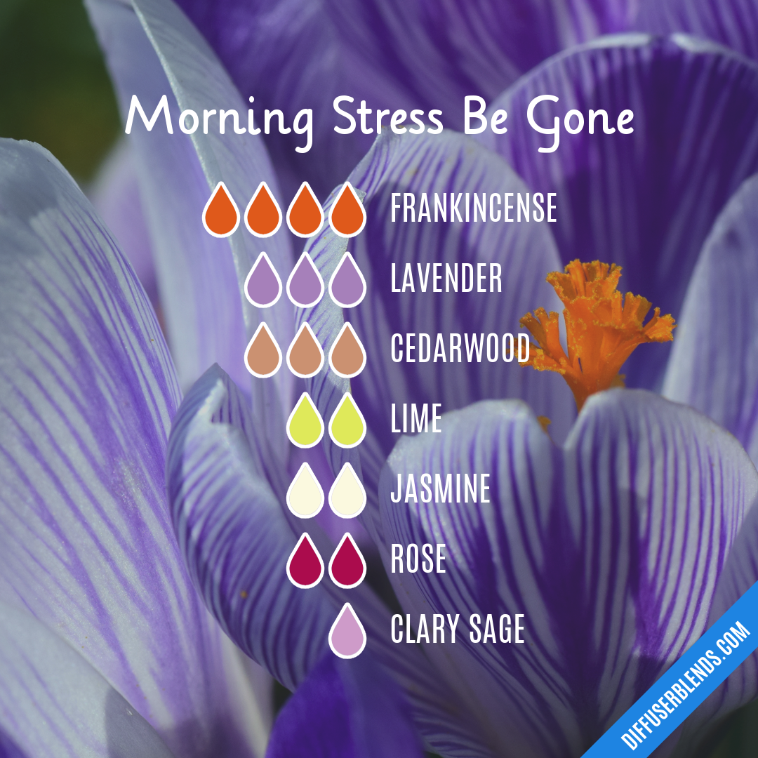 Morning Stress Be Gone | DiffuserBlends.com