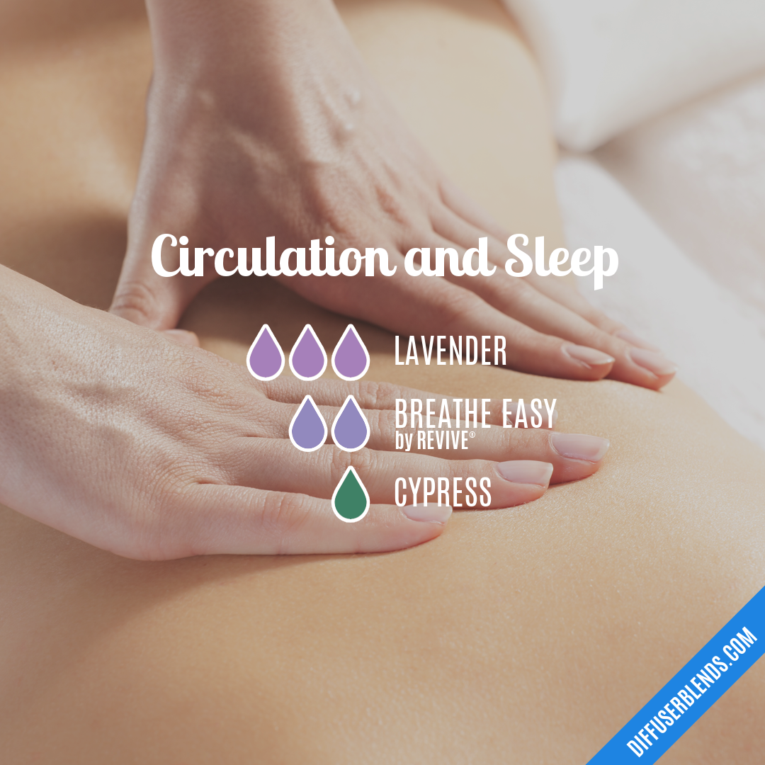 Circulation and Sleep | DiffuserBlends.com