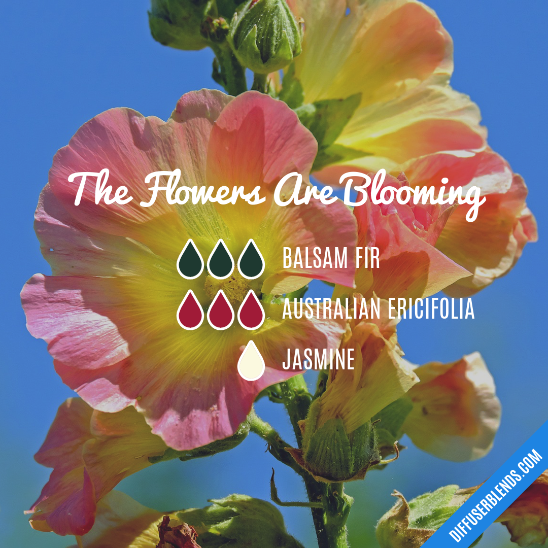 The Flowers Are Blooming | DiffuserBlends.com