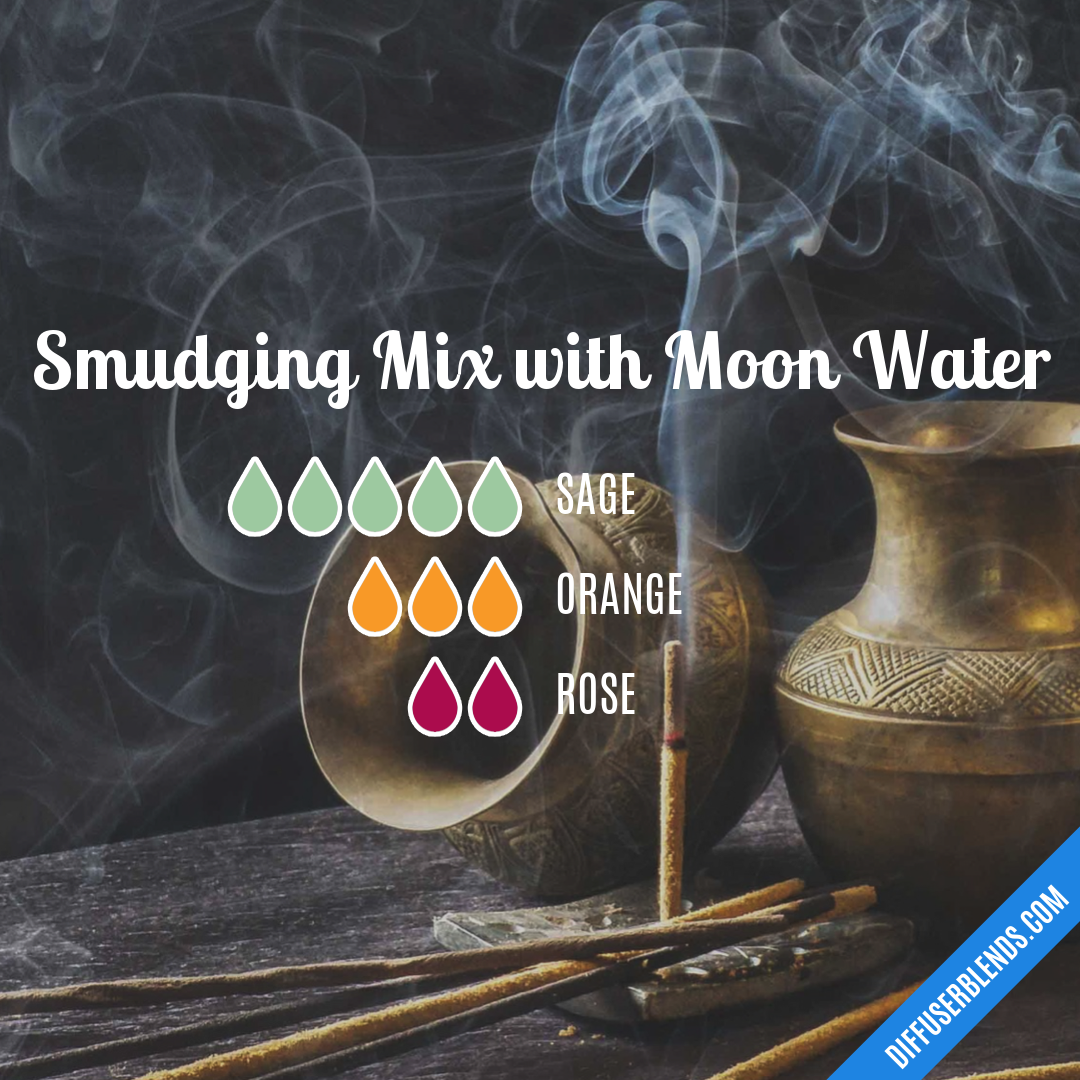 Smudging Mix with Moon Water | DiffuserBlends.com