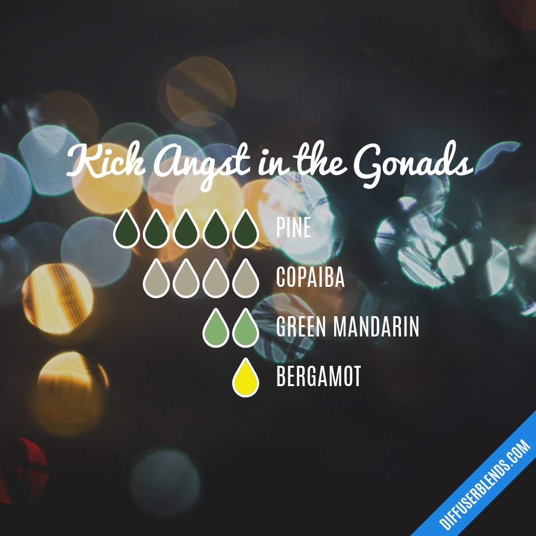 Kick Angst in the Gonads | DiffuserBlends.com
