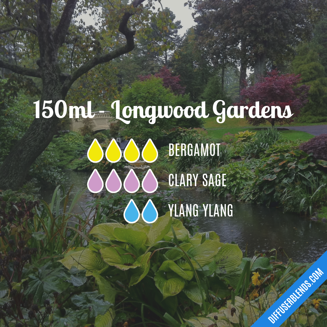 150ml - Longwood Gardens | DiffuserBlends.com