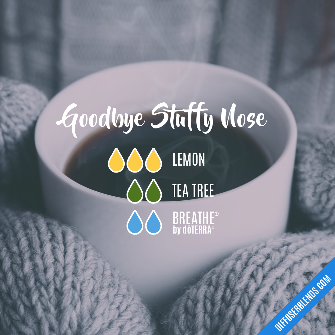 Goodbye Stuffy Nose | DiffuserBlends.com