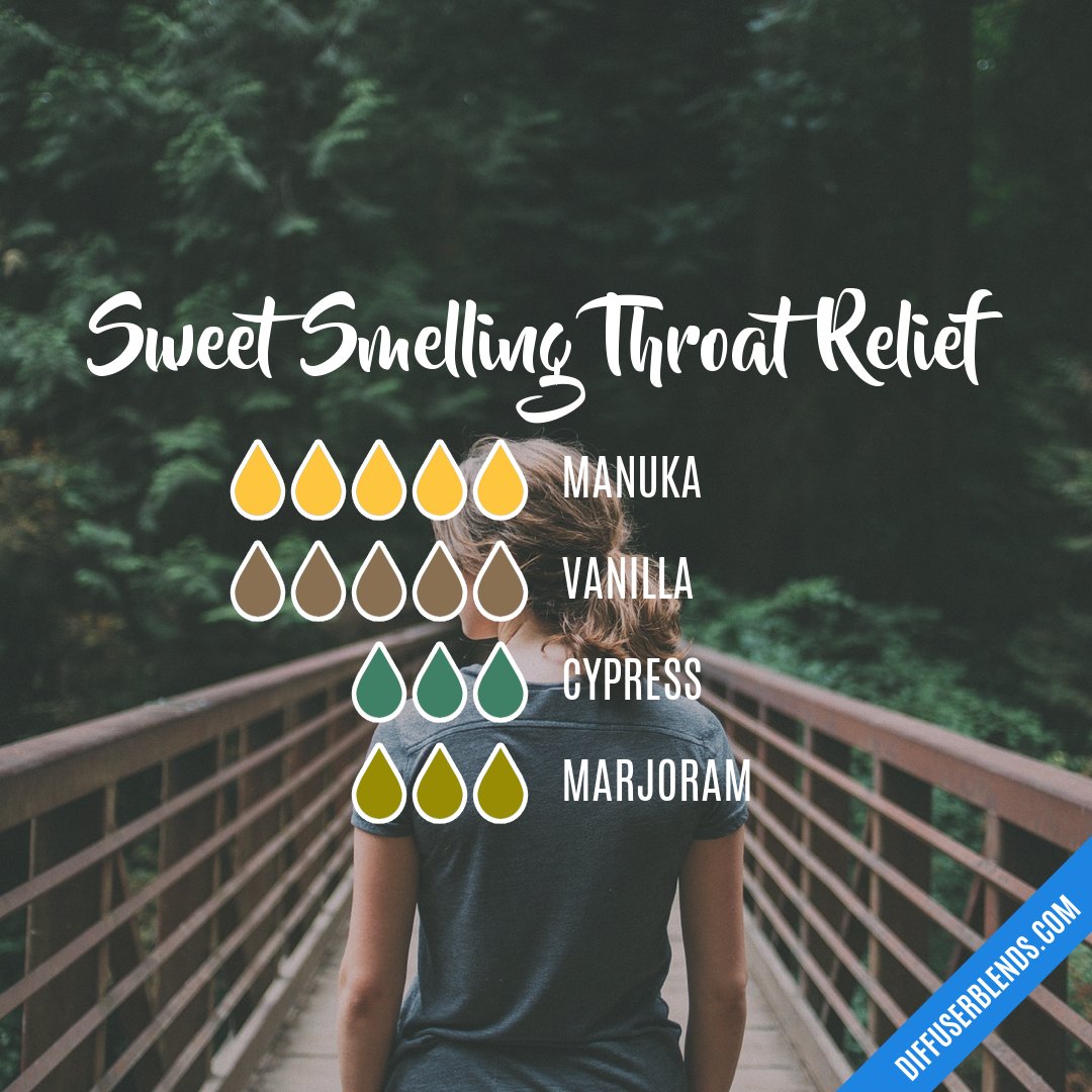 Sweet Smelling Throat Relief | DiffuserBlends.com