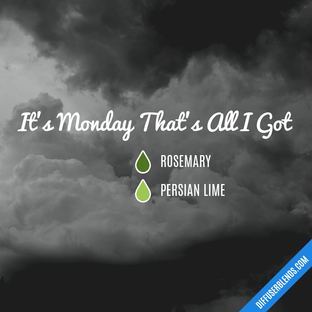 It's Monday That's All I Got | DiffuserBlends.com