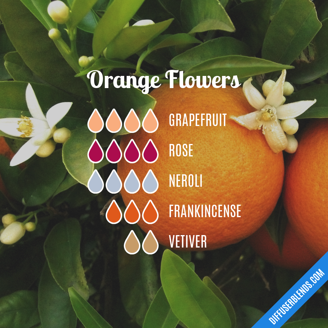 Orange Flowers | DiffuserBlends.com