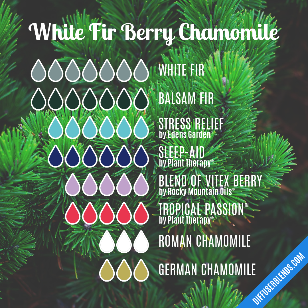 White Fir Berry Chamomile | DiffuserBlends.com