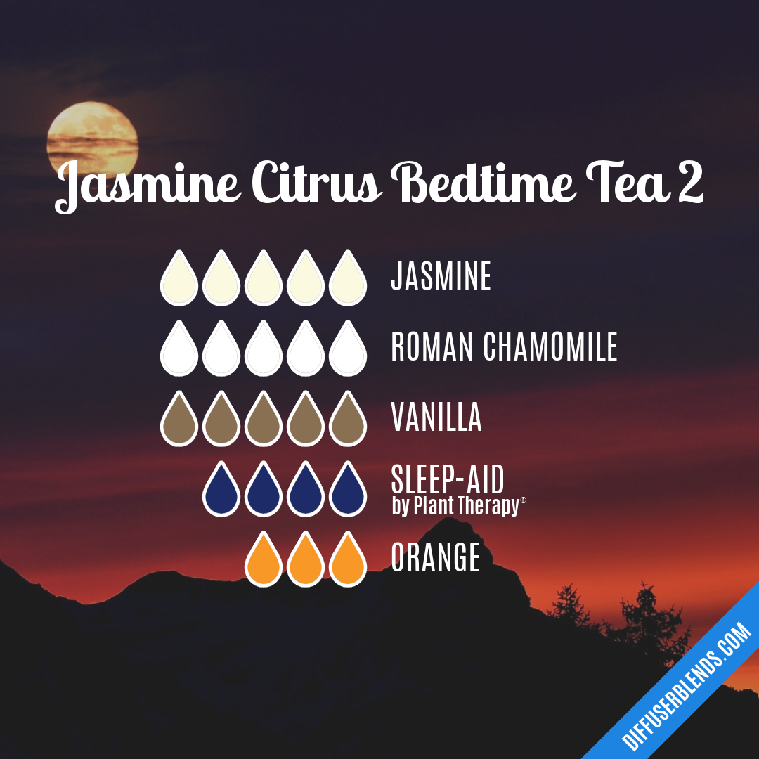 Jasmine Citrus Bedtime Tea 2 | DiffuserBlends.com