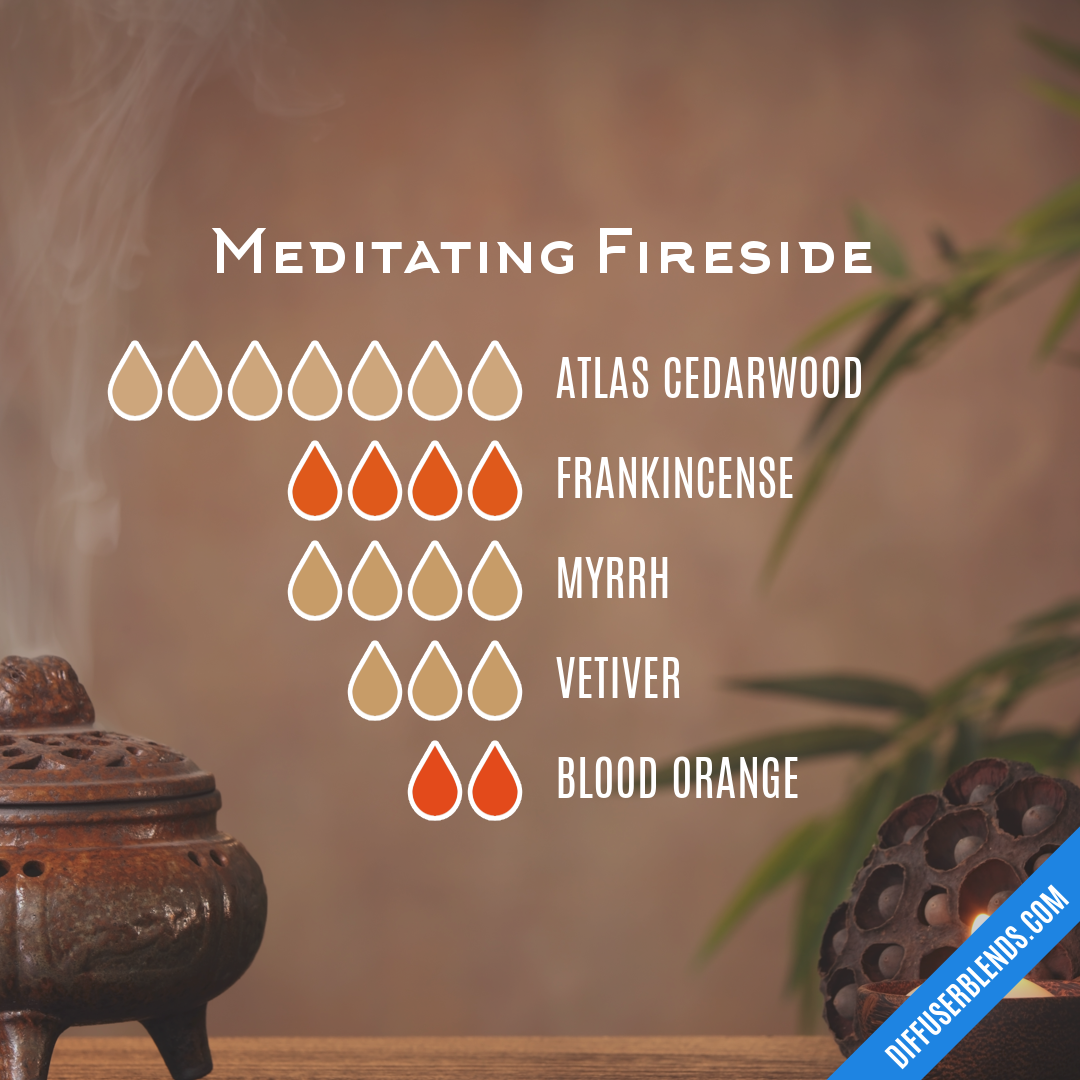 Meditating Fireside | DiffuserBlends.com
