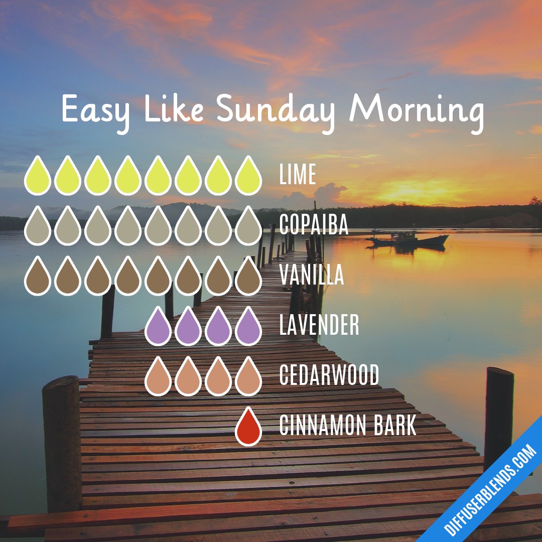 Easy Like Sunday Morning | DiffuserBlends.com