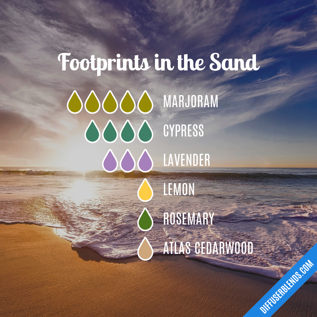 Footprints in the Sand | DiffuserBlends.com