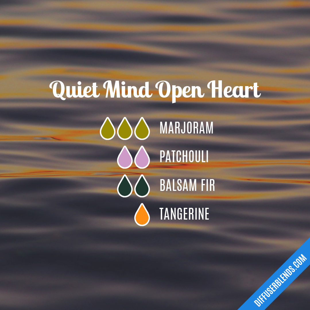 Quiet Mind Open Heart | DiffuserBlends.com