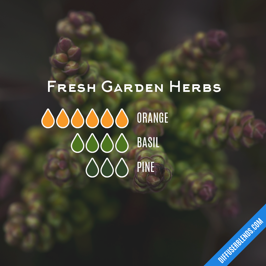 Fresh Garden Herbs | DiffuserBlends.com