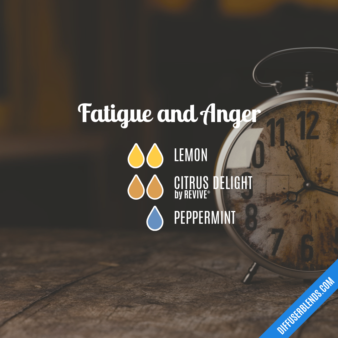 Fatigue and Anger | DiffuserBlends.com