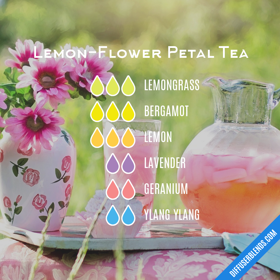 Lemon-Flower Petal Tea | DiffuserBlends.com