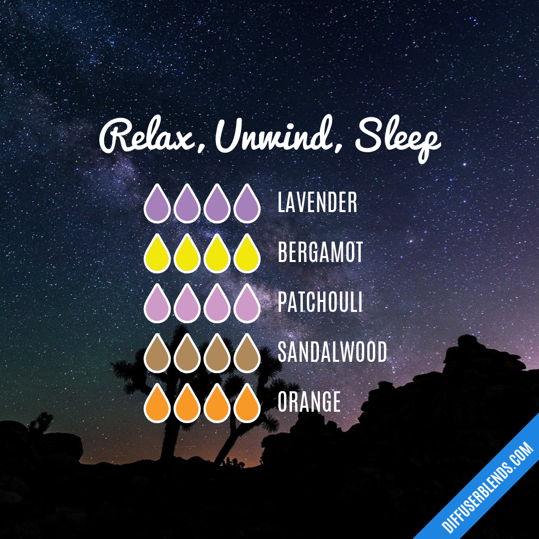 Relax, Unwind, Sleep | DiffuserBlends.com