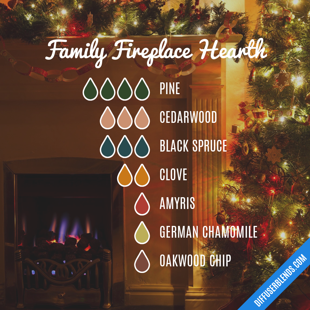 Family Fireplace Hearth | DiffuserBlends.com