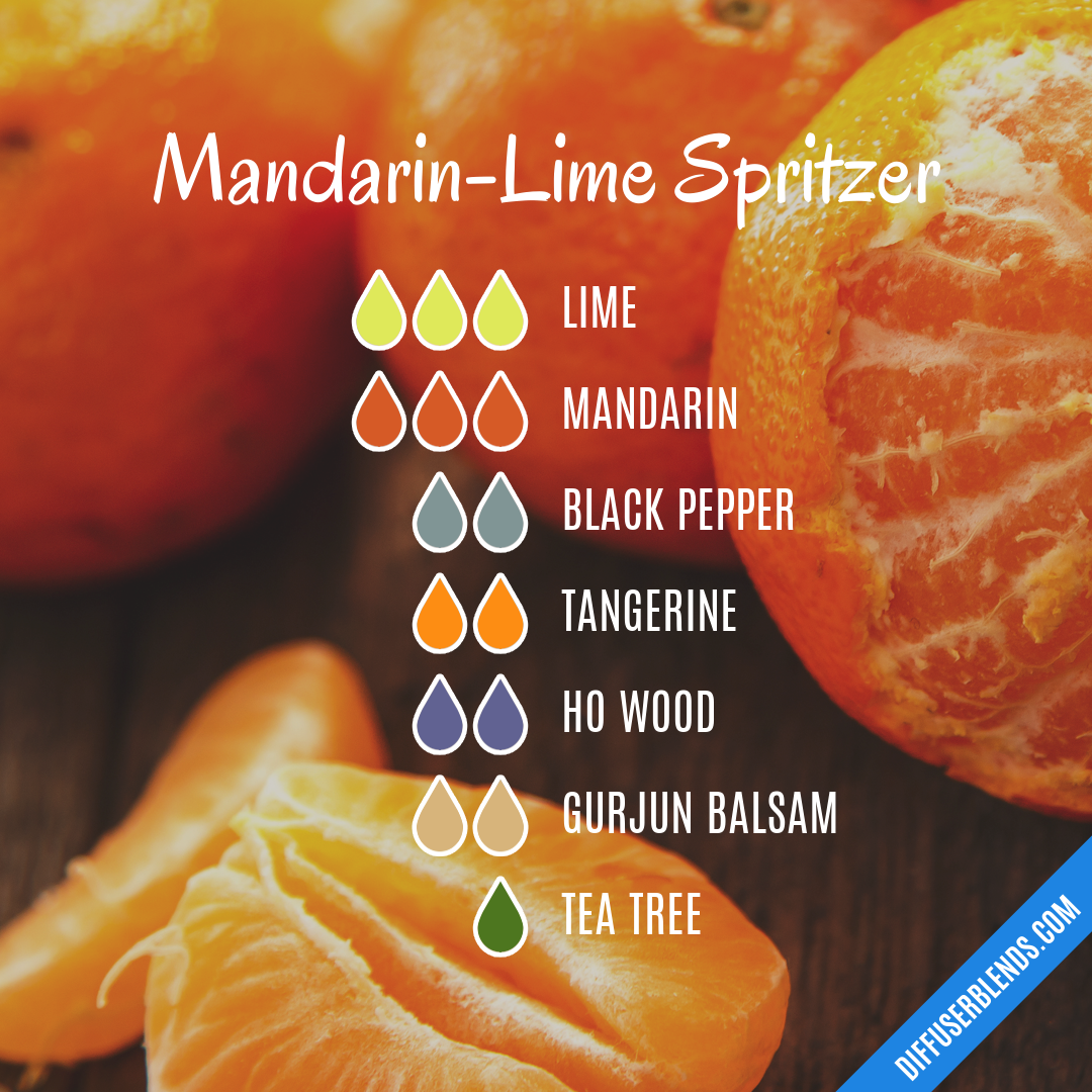 Mandarin-Lime Spritzer | DiffuserBlends.com