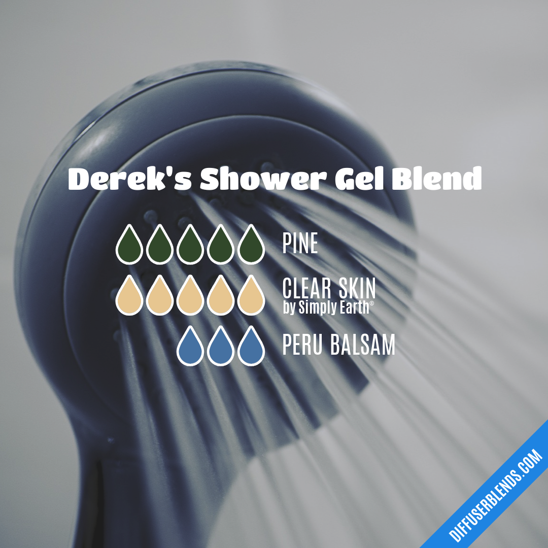 Derek's Shower Gel Blend | DiffuserBlends.com