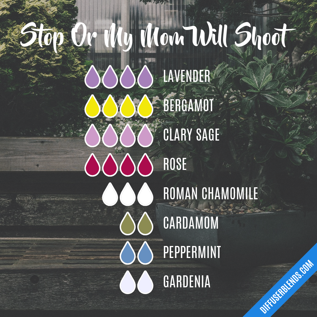 Stop Or My Mom Will Shoot | DiffuserBlends.com