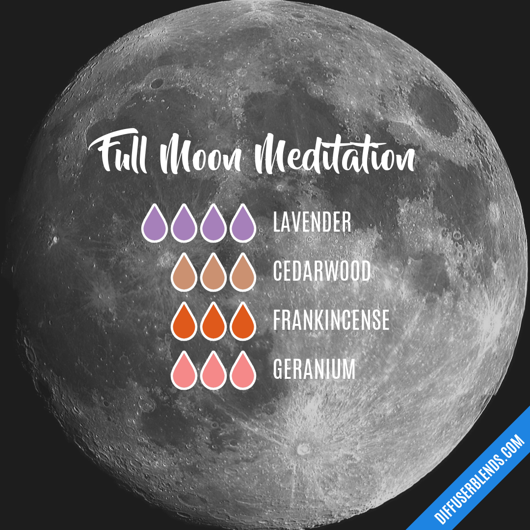 Full Moon Meditation | DiffuserBlends.com