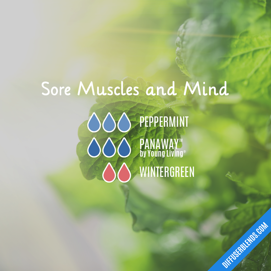 Sore Muscles and Mind | DiffuserBlends.com