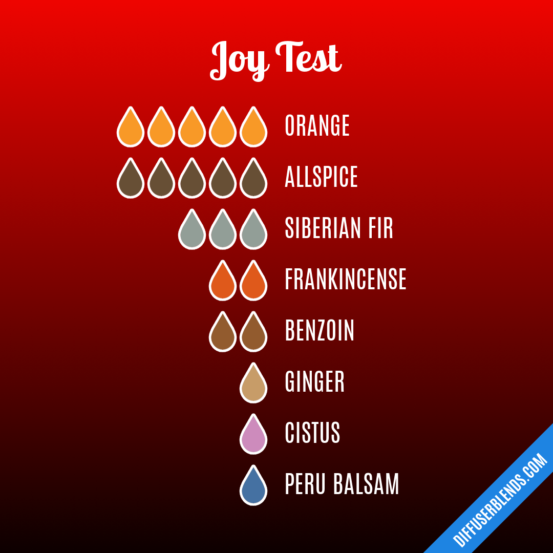 Joy Test | DiffuserBlends.com